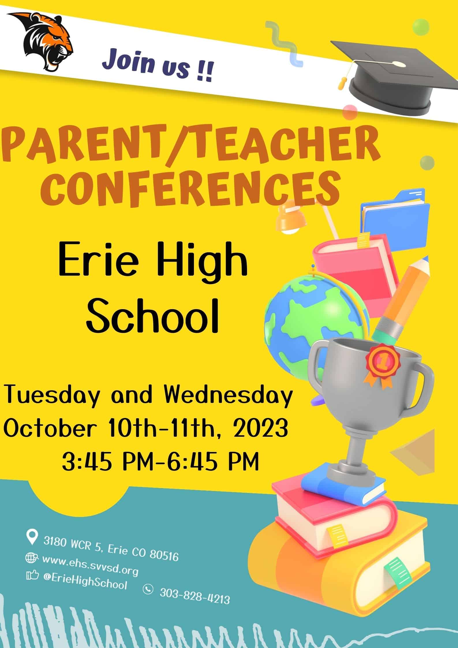 Fall ’23 Parent Teacher Conferences – Erie High School