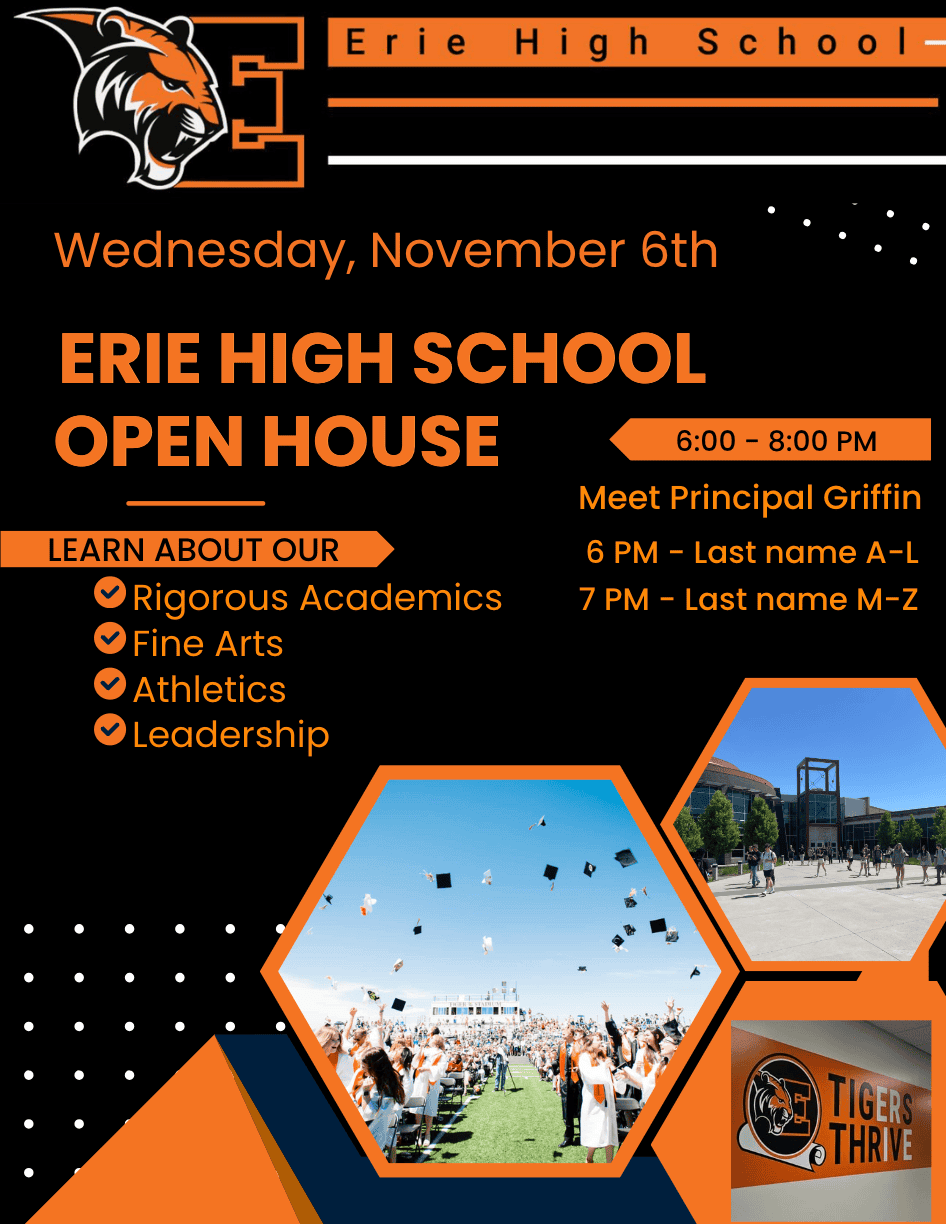 Jornada de Puertas Abiertas en el Instituto Erie High - Instituto Erie High